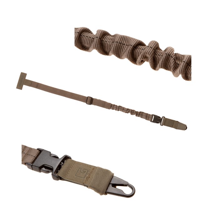 One Point T-End Sling Snap Hook RAL7013 - Airsoft Canarias
